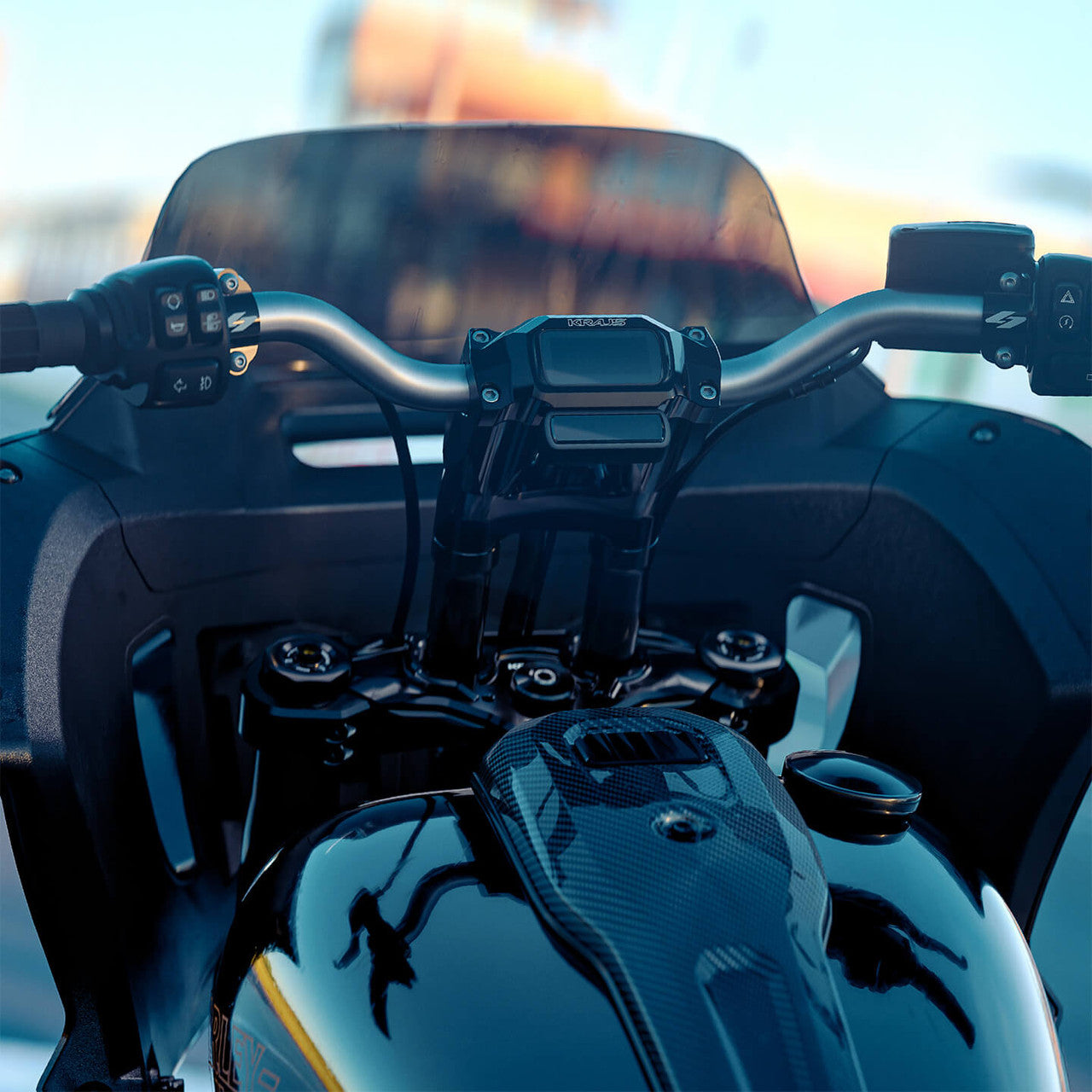 Kraus Core Isolated Riser Kickback (Touring, M8 Softail) – NINE INDUSTRIES